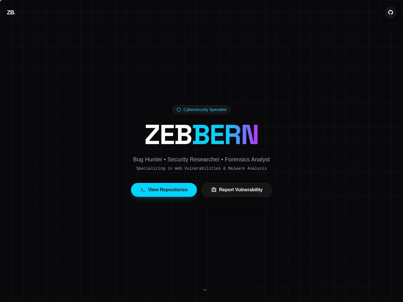 Zebbern 3D Portfolio