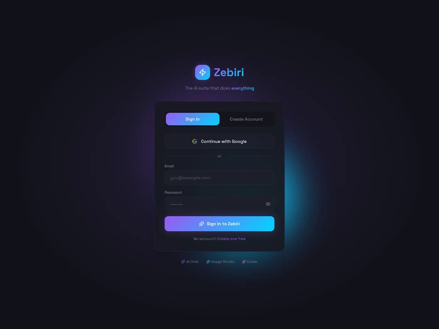 Zebiri Creative AI Suite