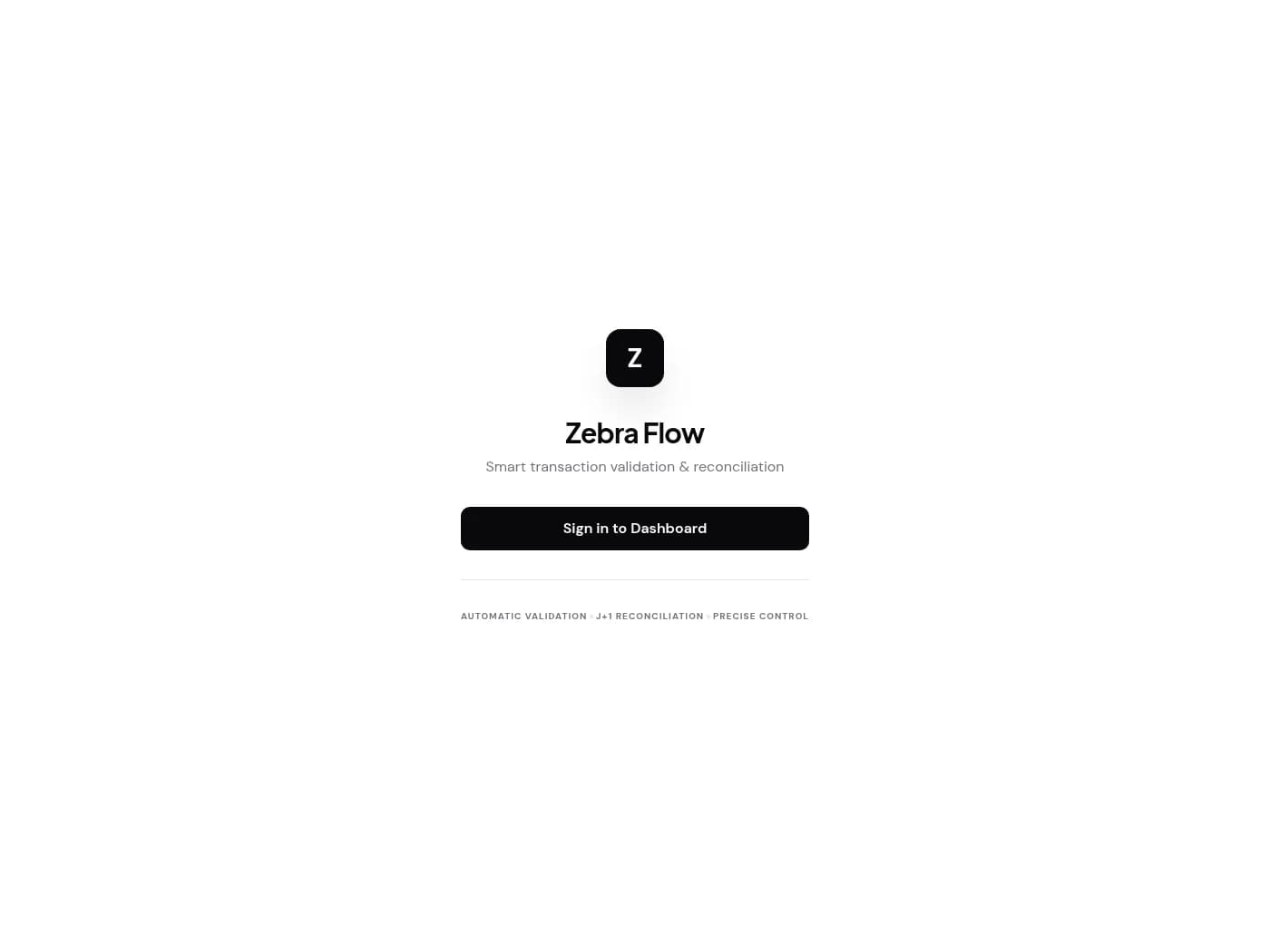 Zebra Transaction Flow