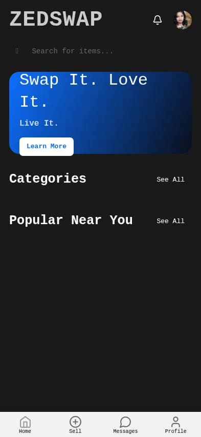 ZedSwap UI Kit