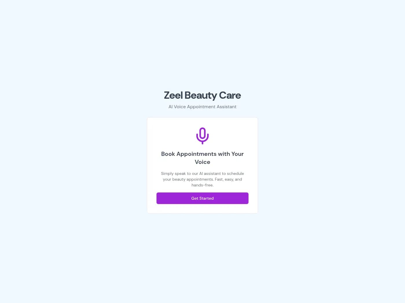 Zeel AI Voice Agent