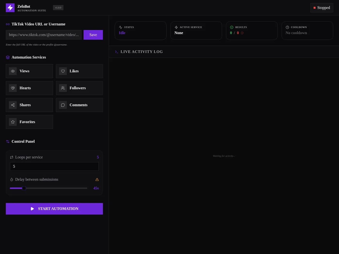 ZefoBot Automation Suite