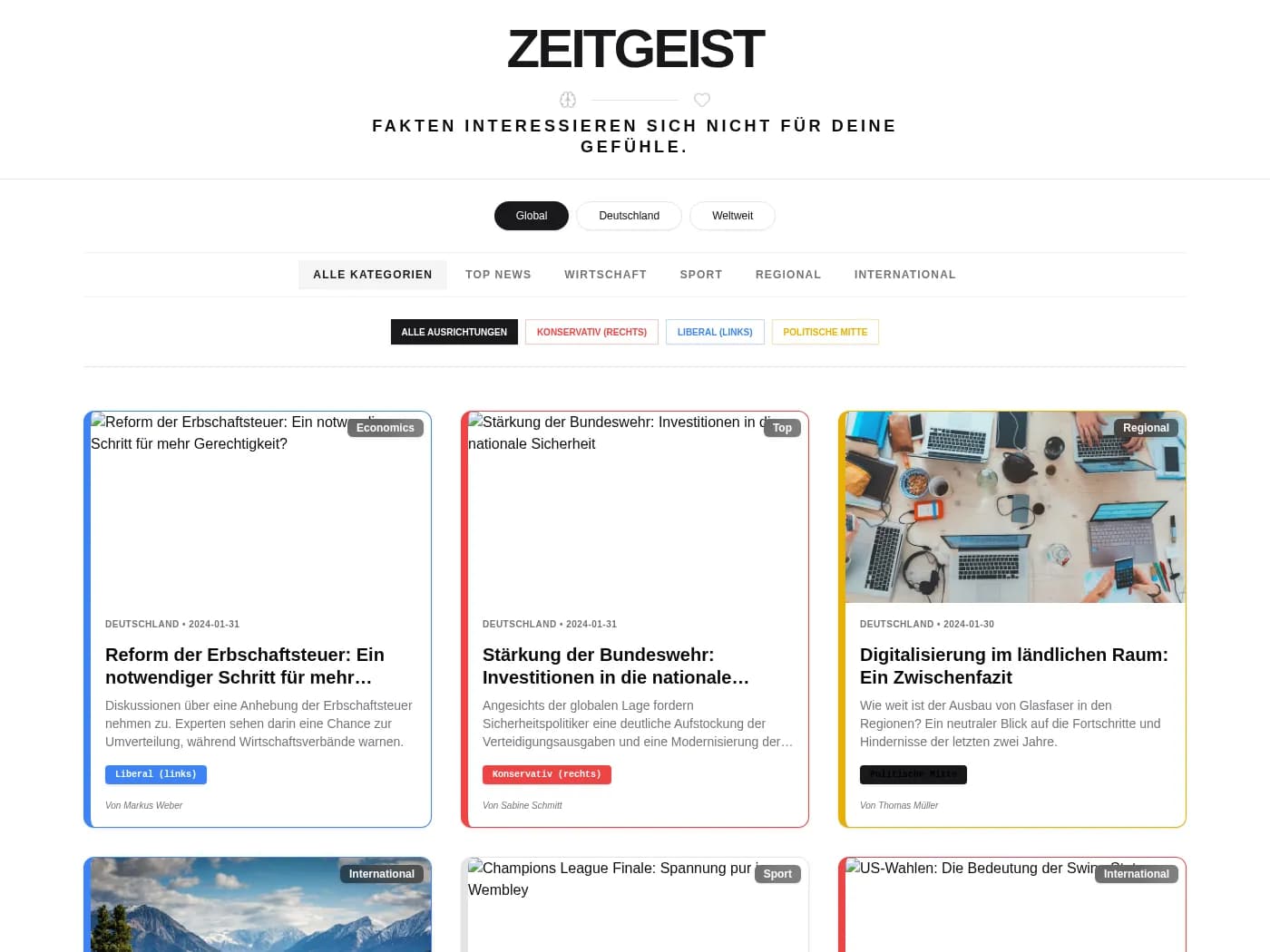 ZEITGEIST News App