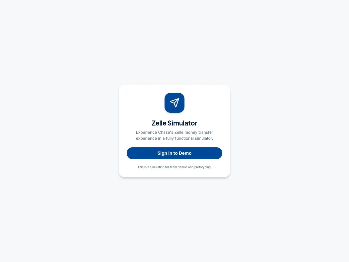 Zelle Sim Experience