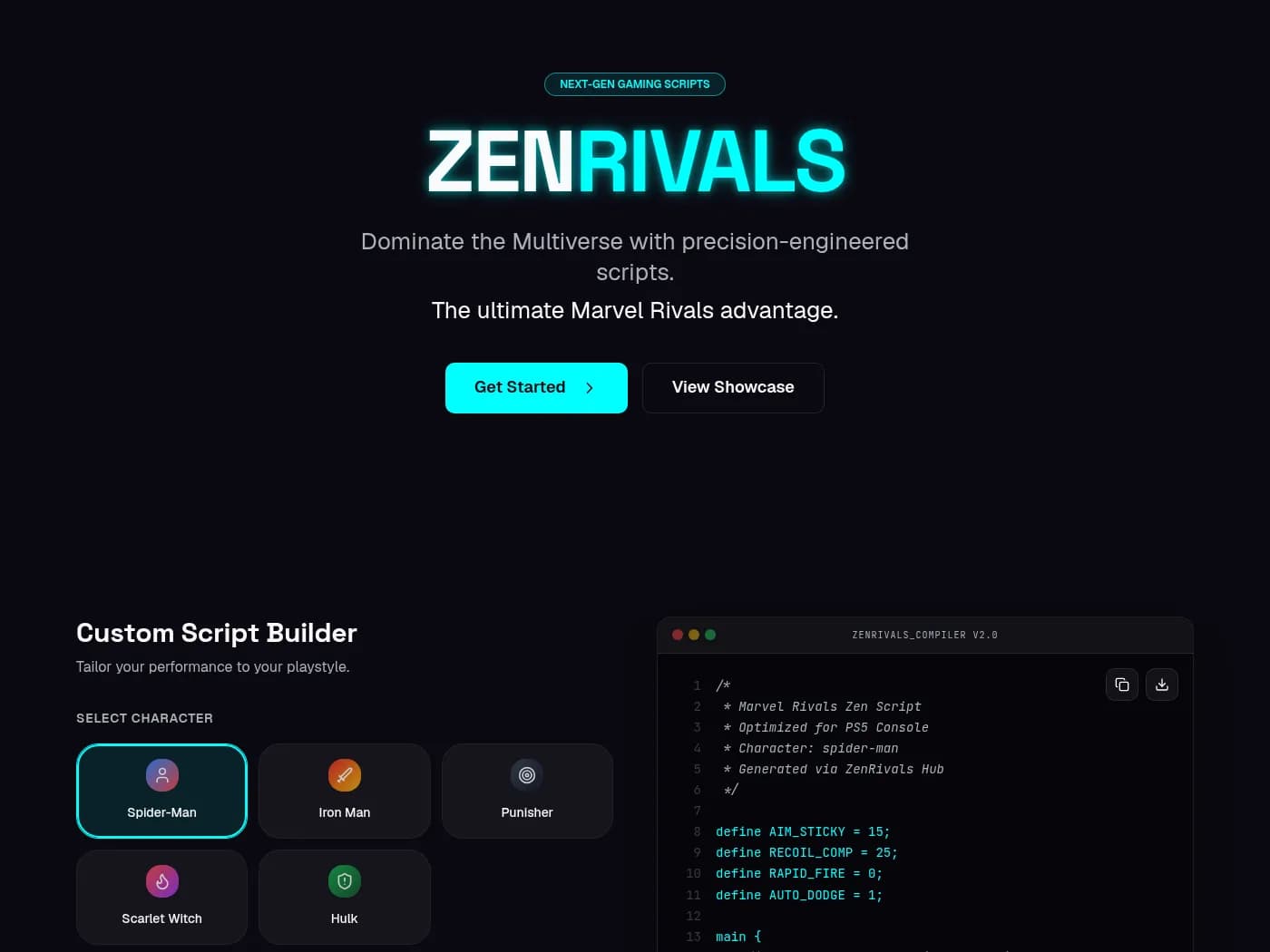 Zen Script for Marvel Rivals
