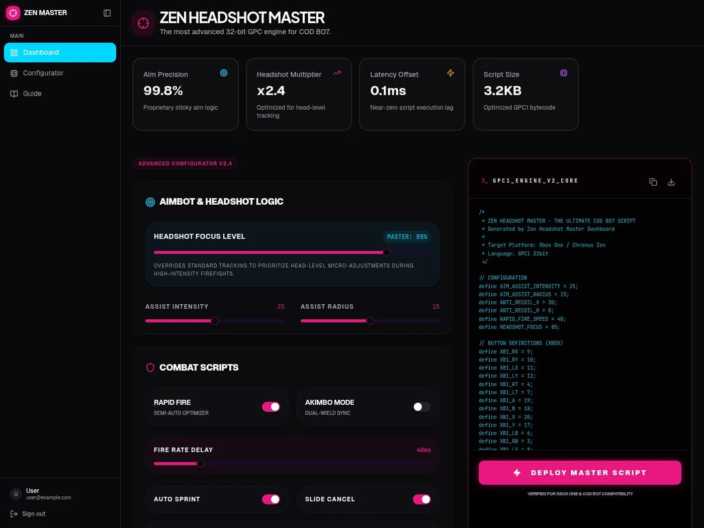 Zen Headshot Master