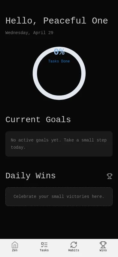 Zen Productivity Planner