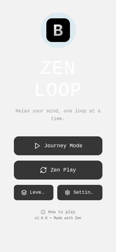 Zen Loop Game