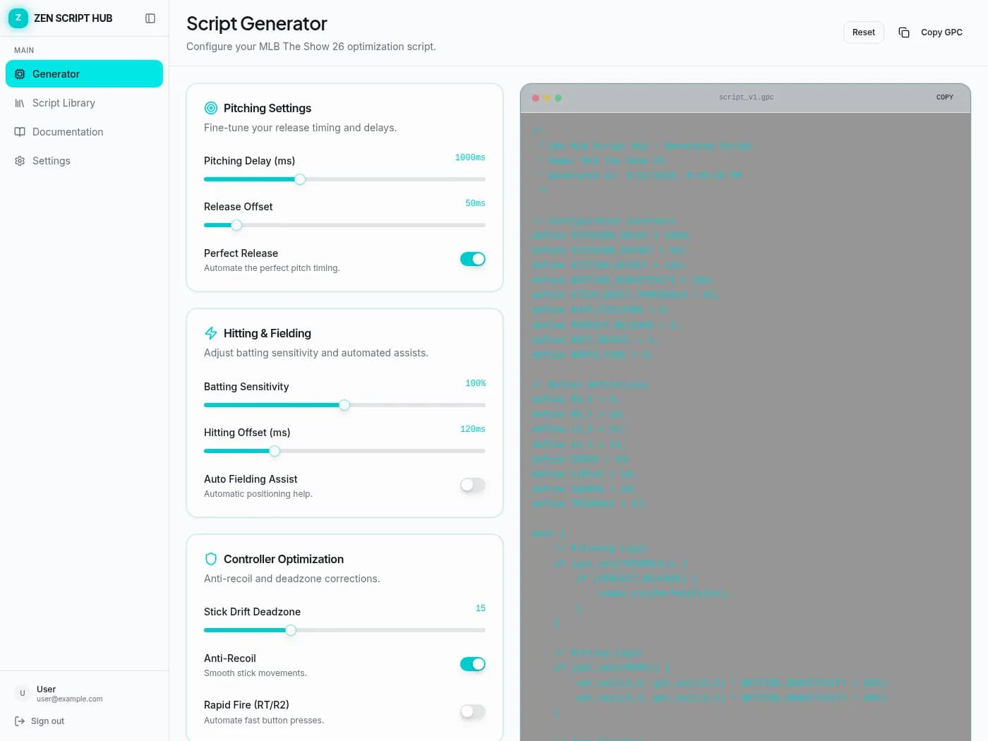Zen MLB Script Hub