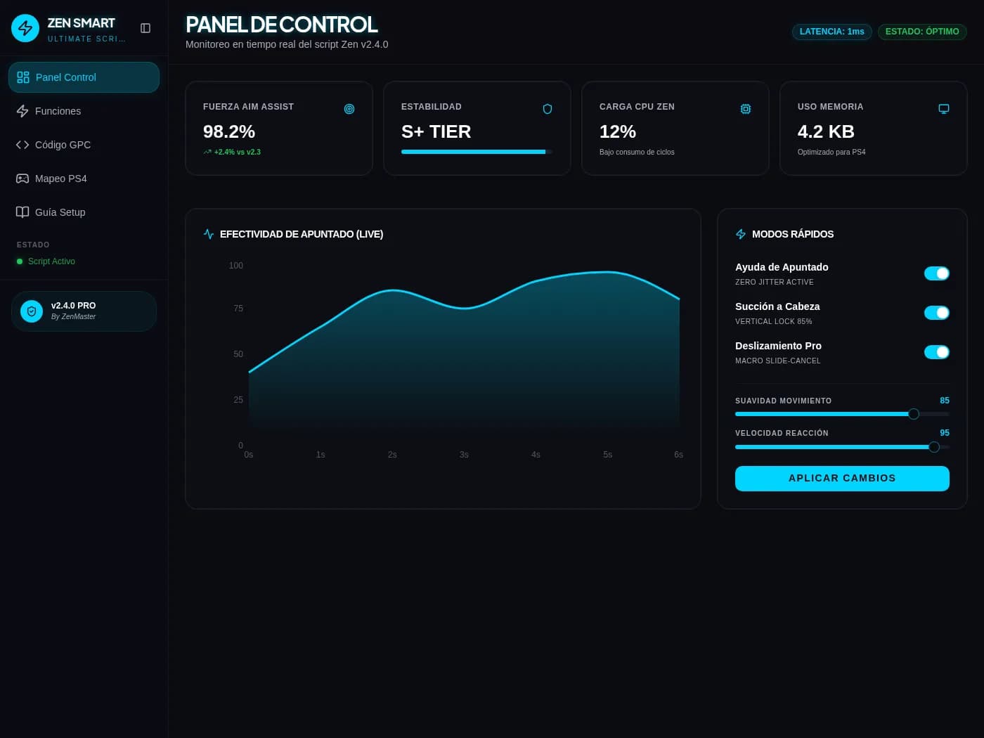 Zen PS4 SmartScript