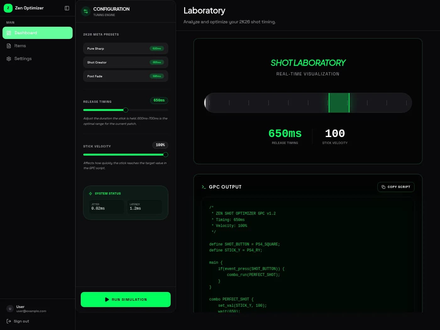Zen Shot Optimizer