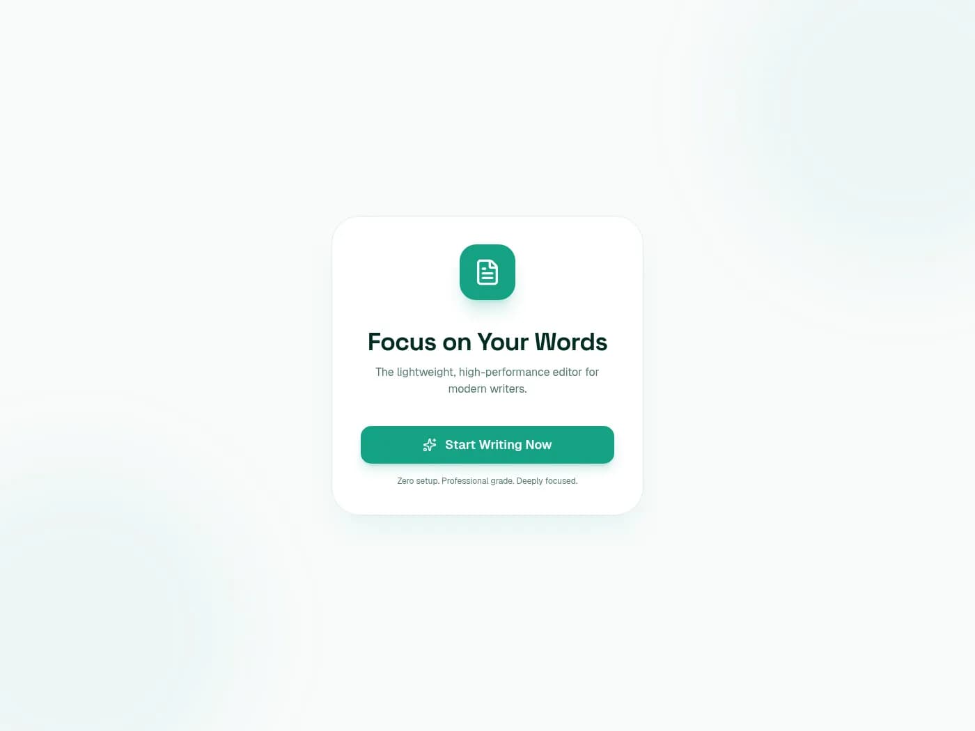 Zen Word Editor