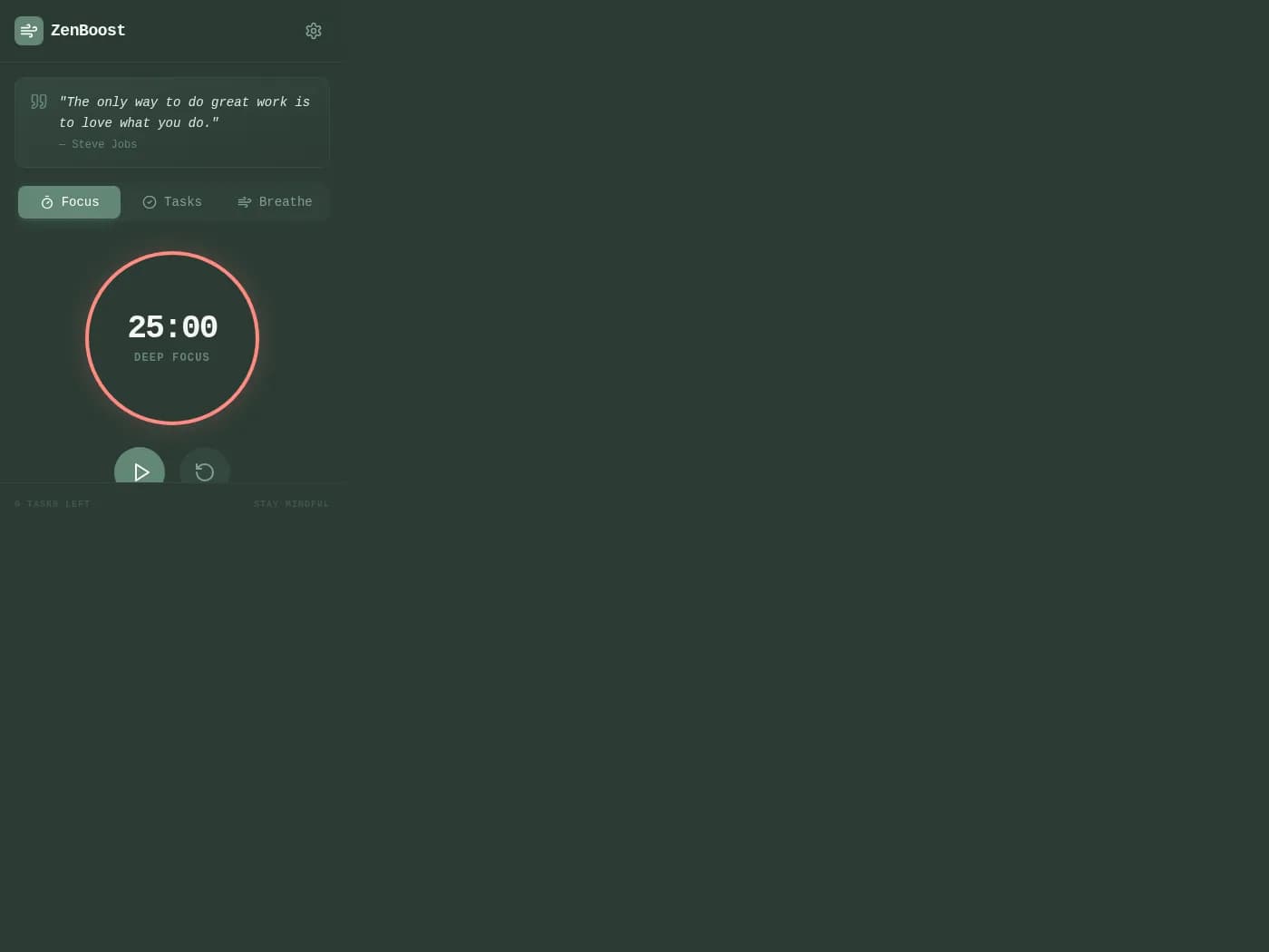 ZenBoost Extension