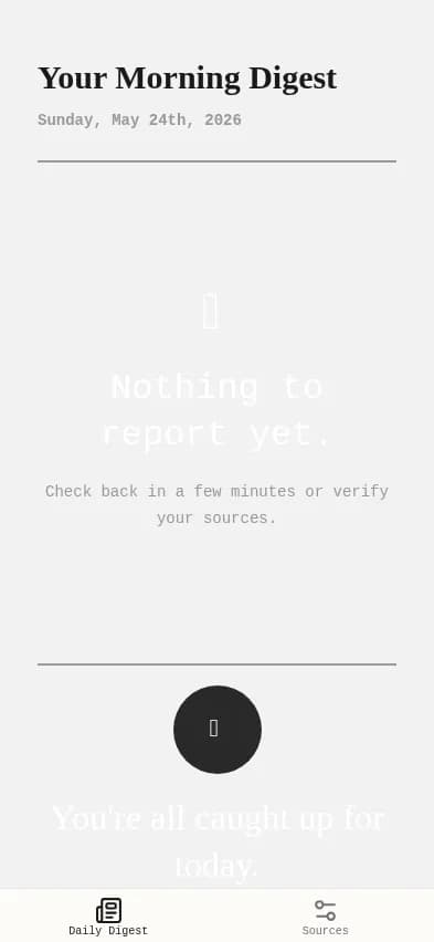 ZenDigest Mobile Briefing