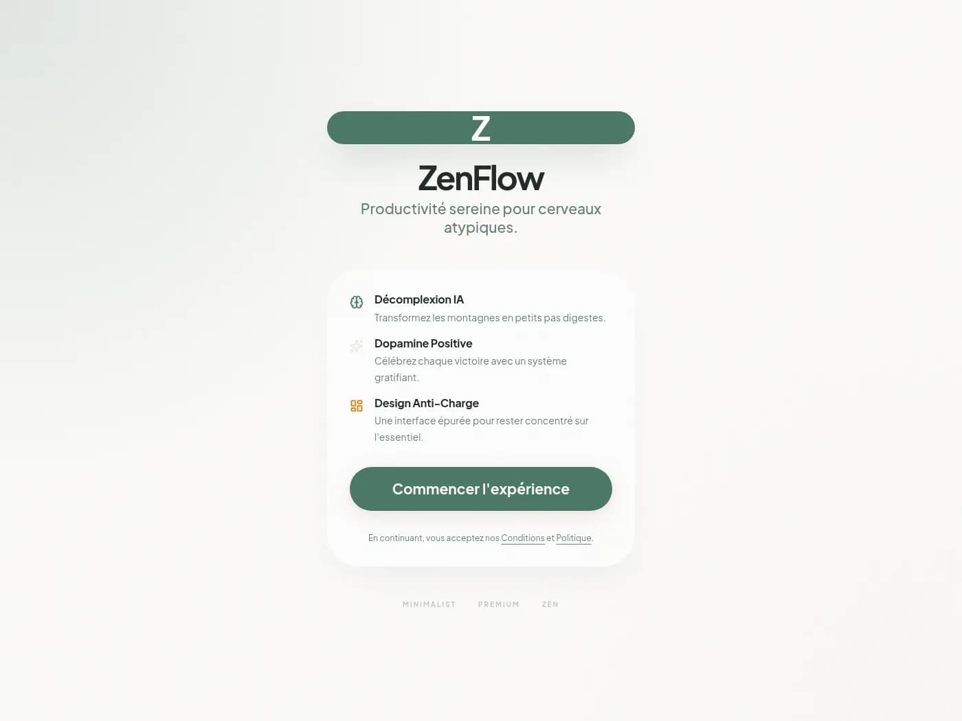 ZenFlow ADHD App