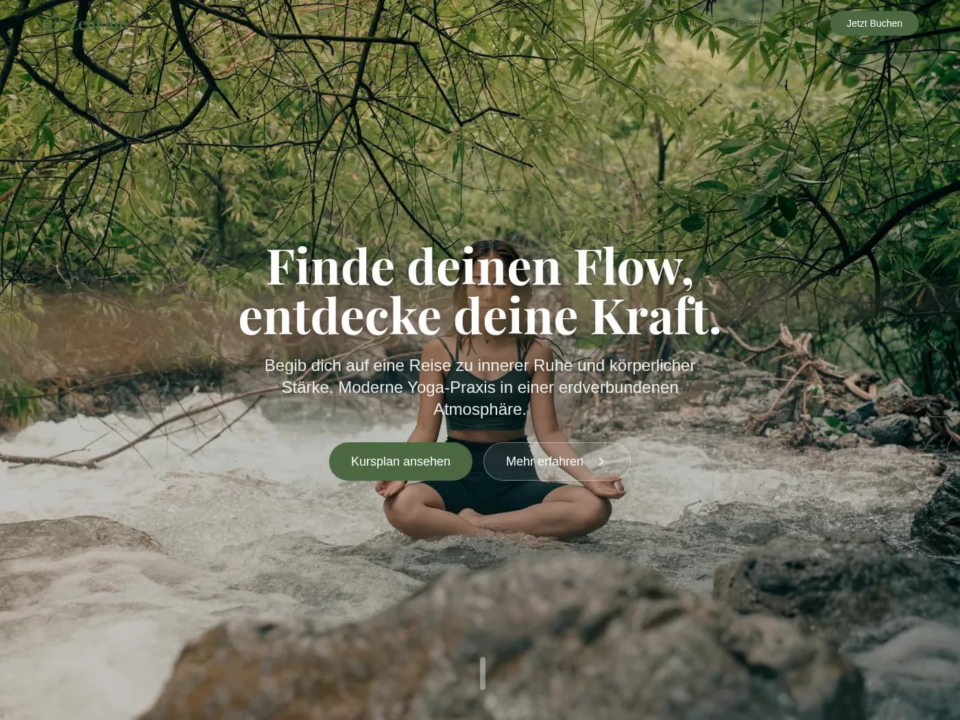 ZenFlow Yoga Website