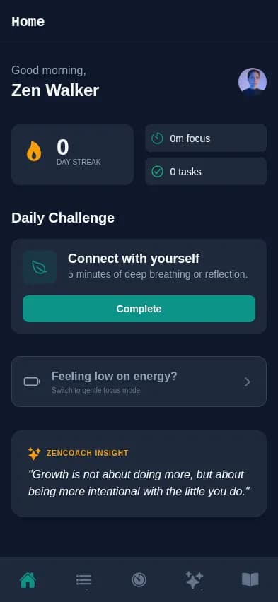 ZenMind Coach