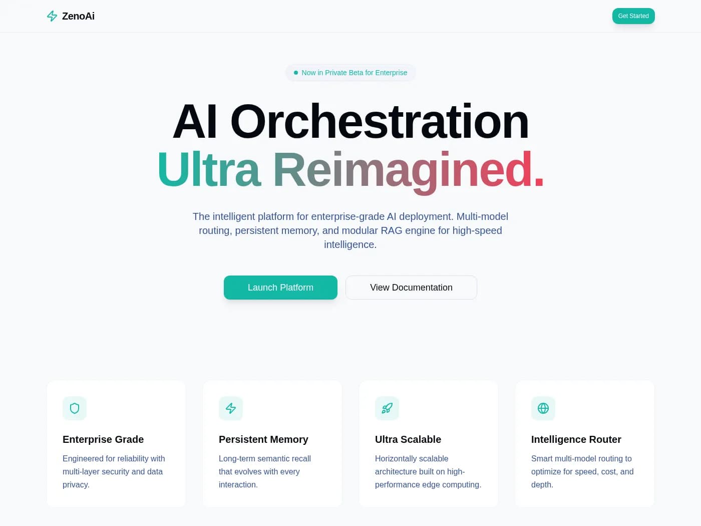 ZenoAi Orchestration Platform
