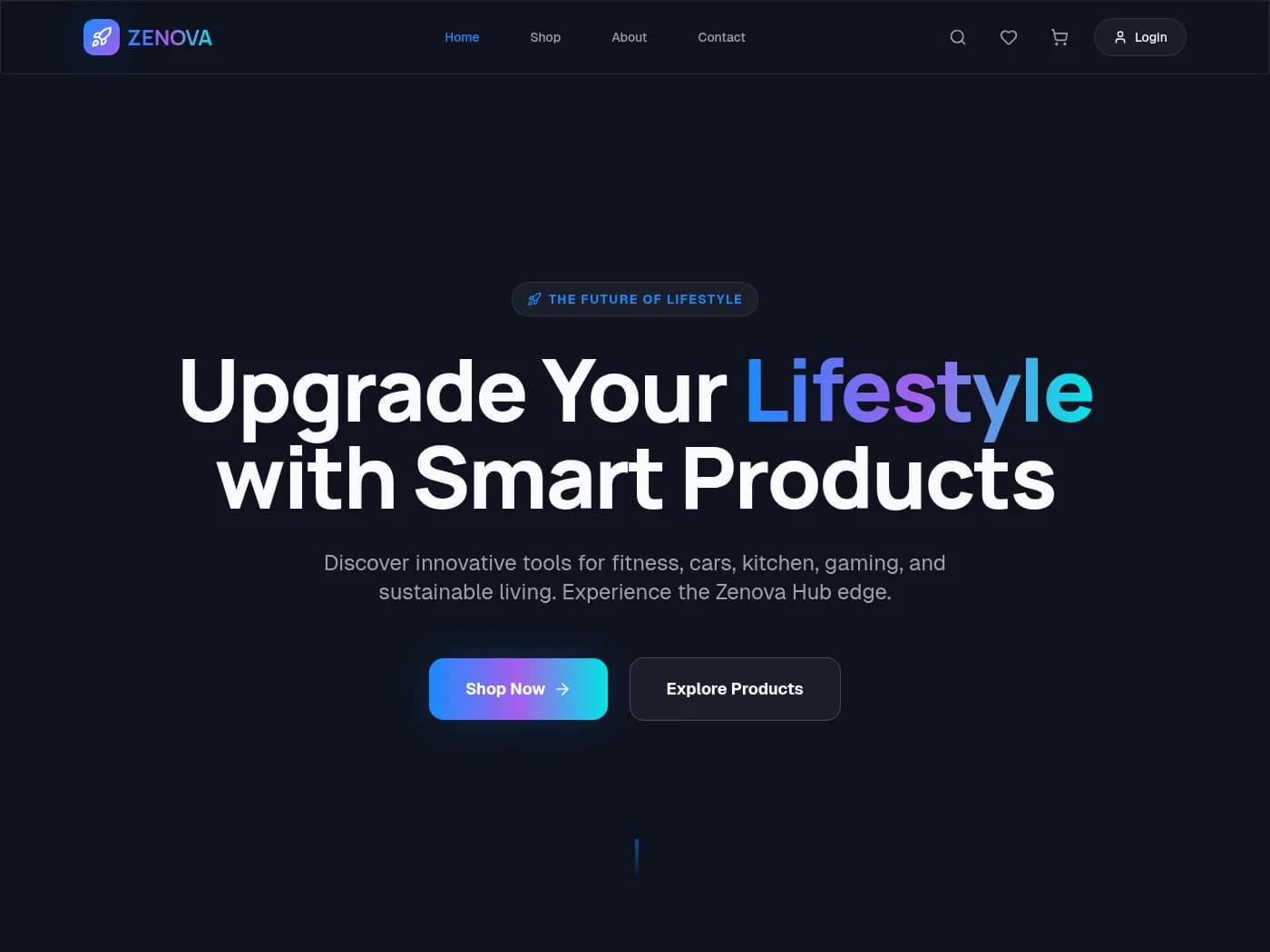 Zenova Hub Storefront