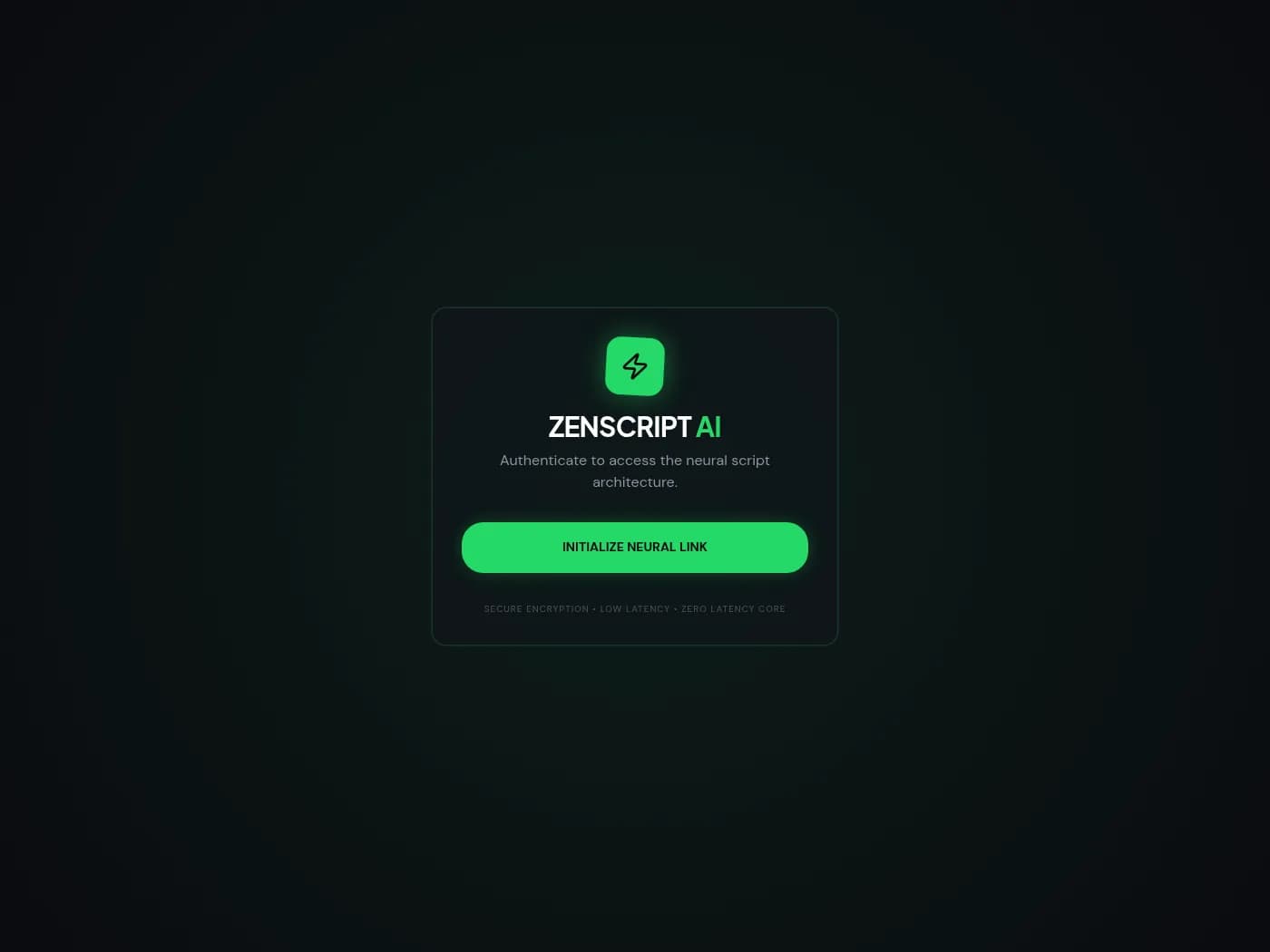 ZenScript AI Studio