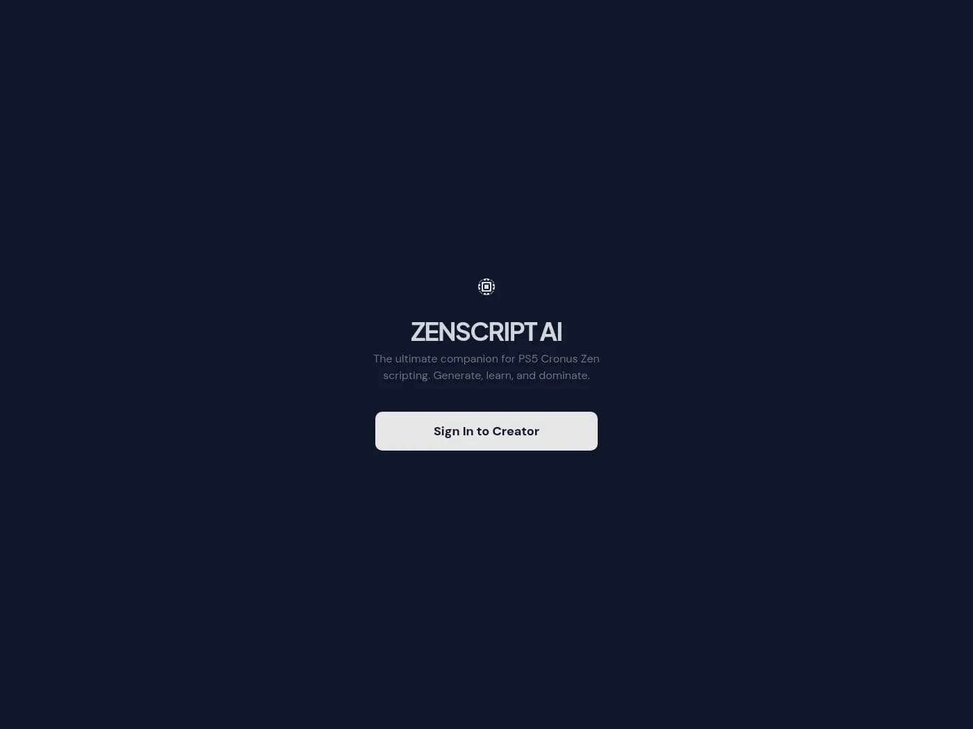ZenScript AI Creator