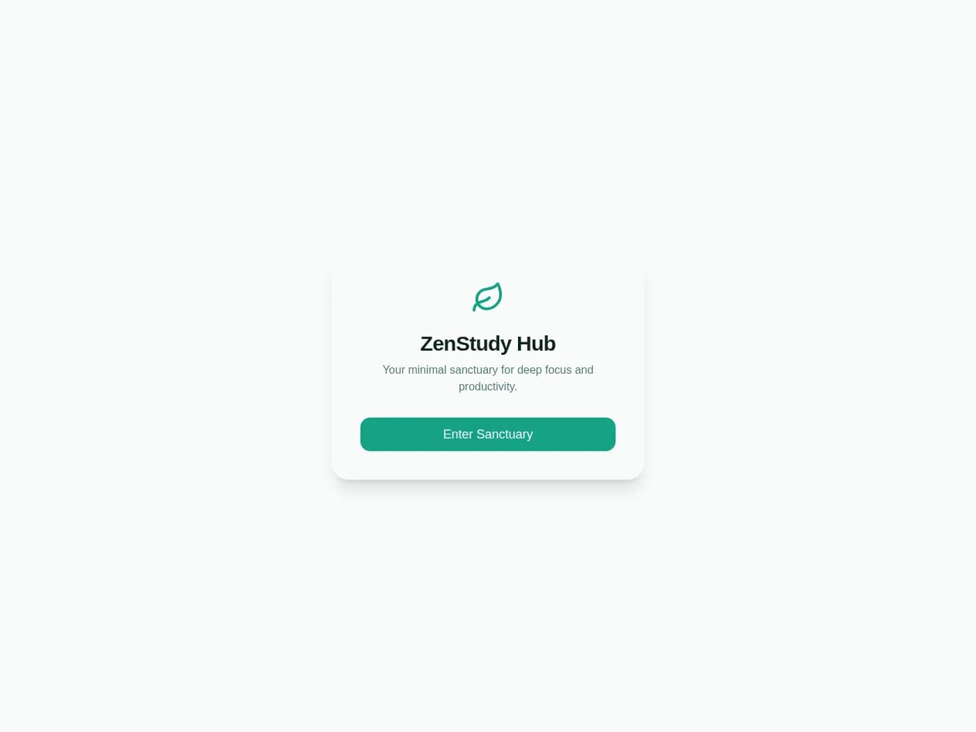 ZenStudy Hub