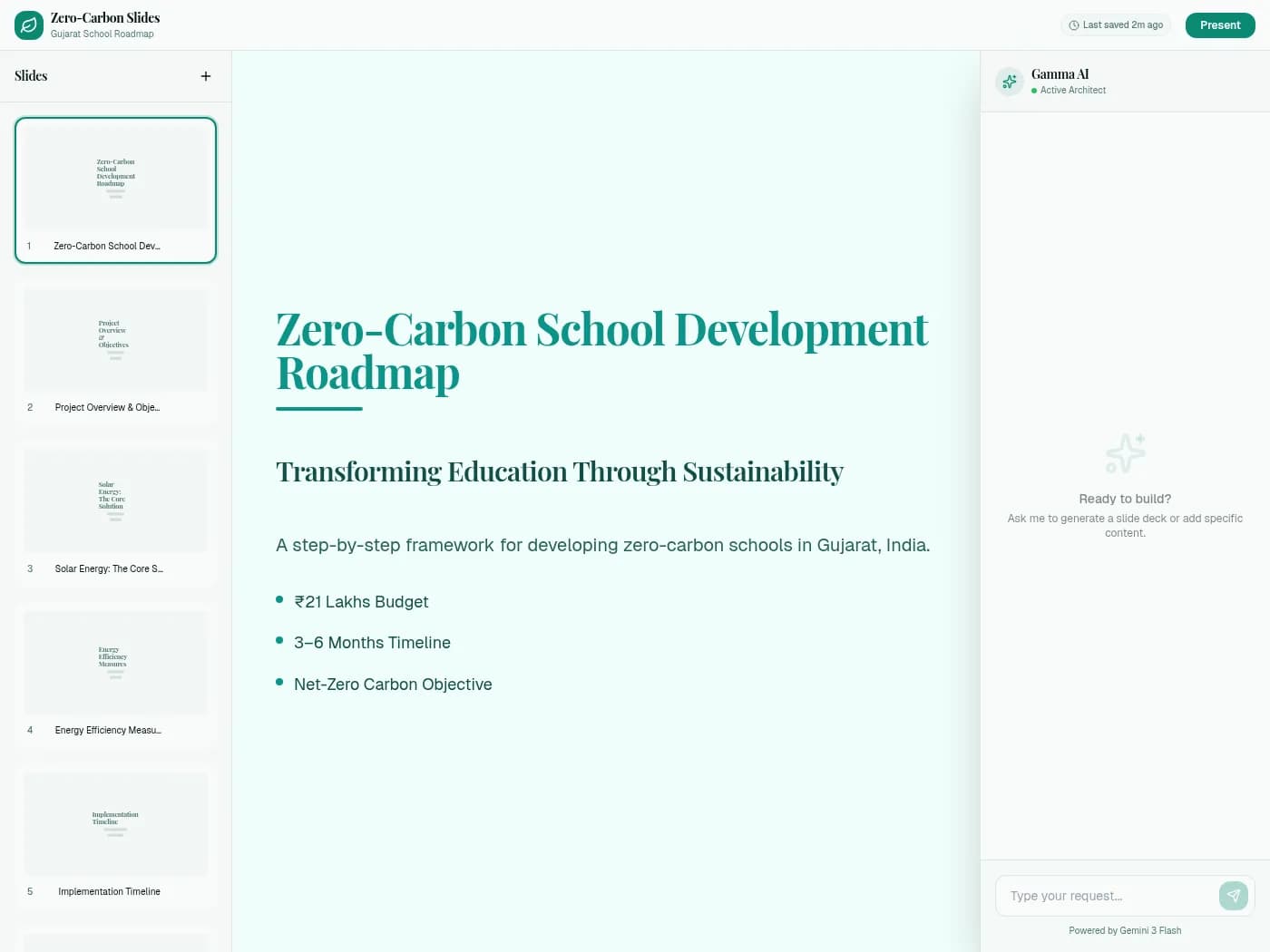 Zero-Carbon School Slides