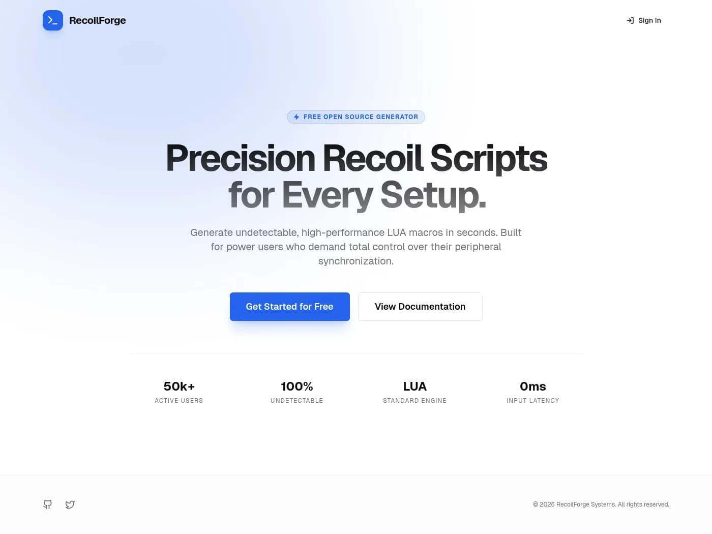 Zero Recoil Script Maker