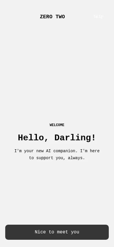 Zero Two AI Companion