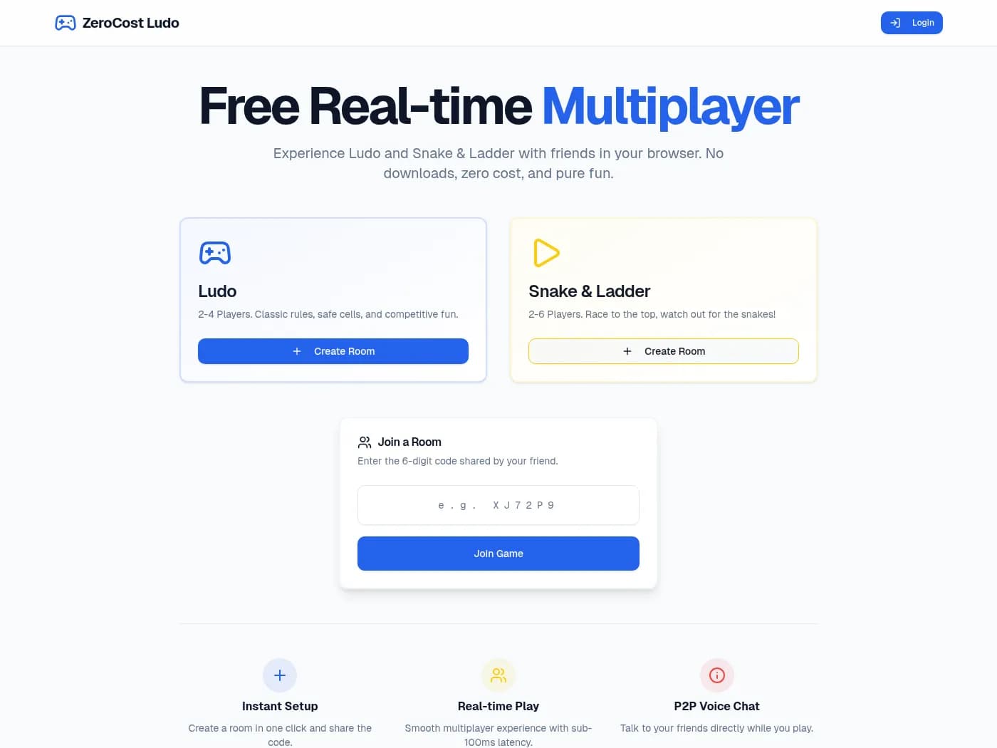 ZeroCost Ludo Ladder