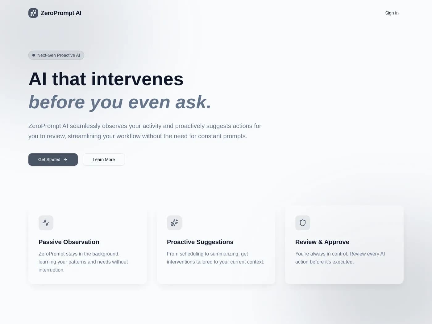 ZeroPrompt AI Assistant