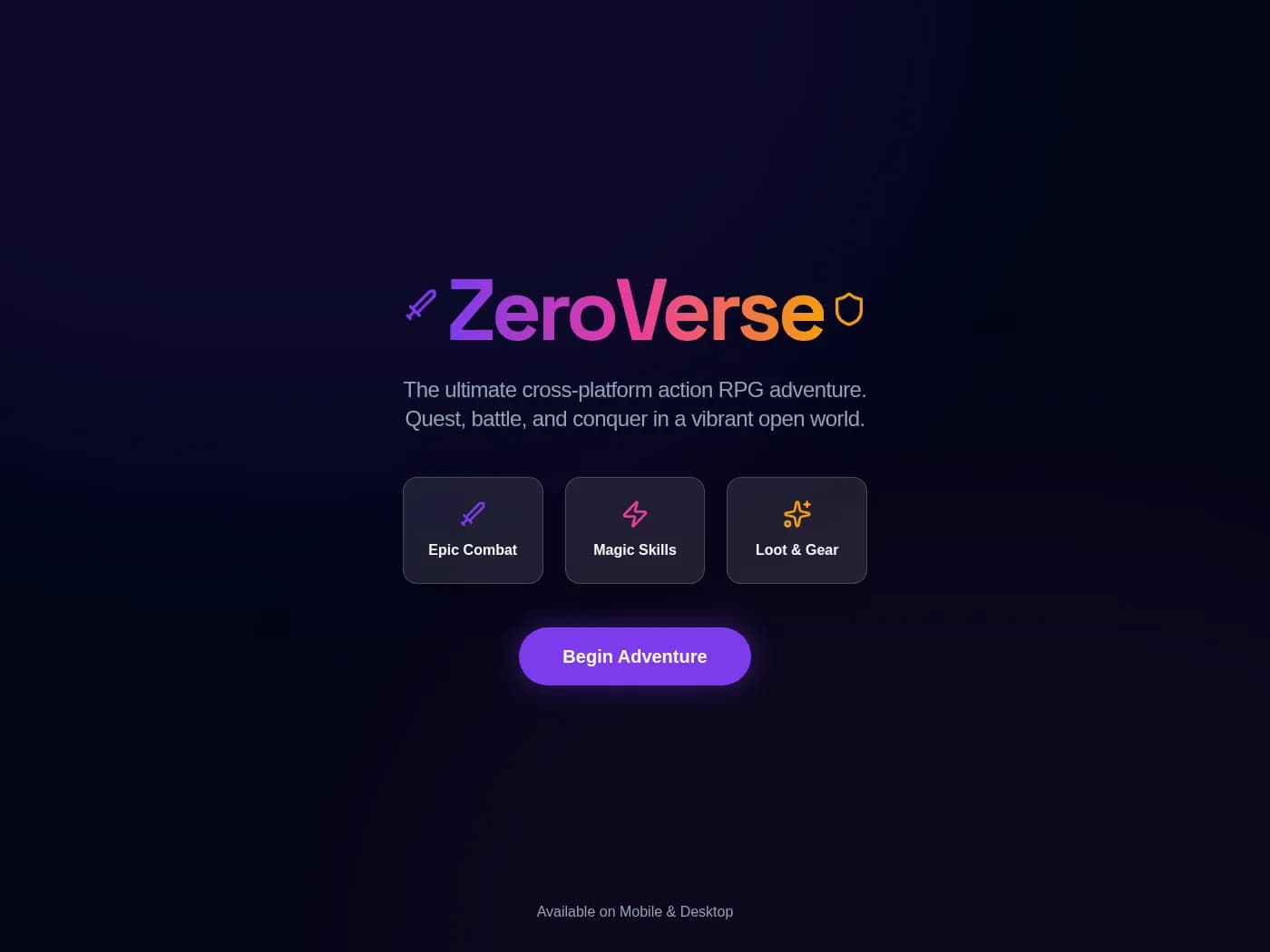 ZeroVerse Adventure