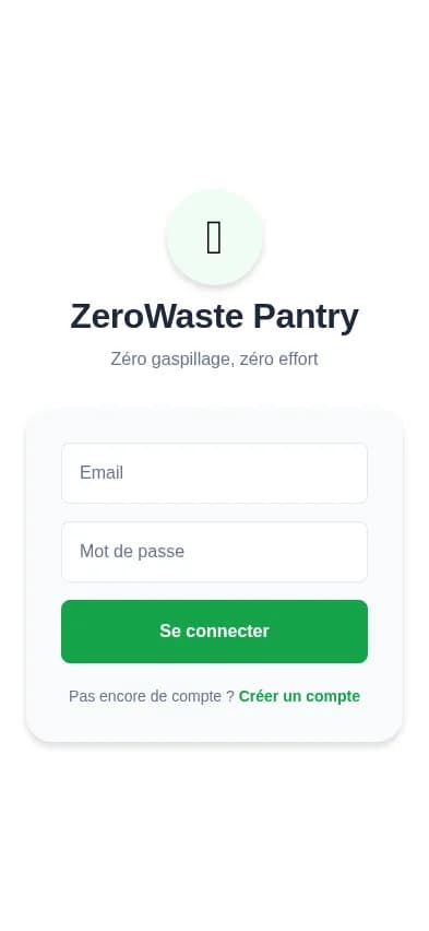 ZeroWaste Pantry