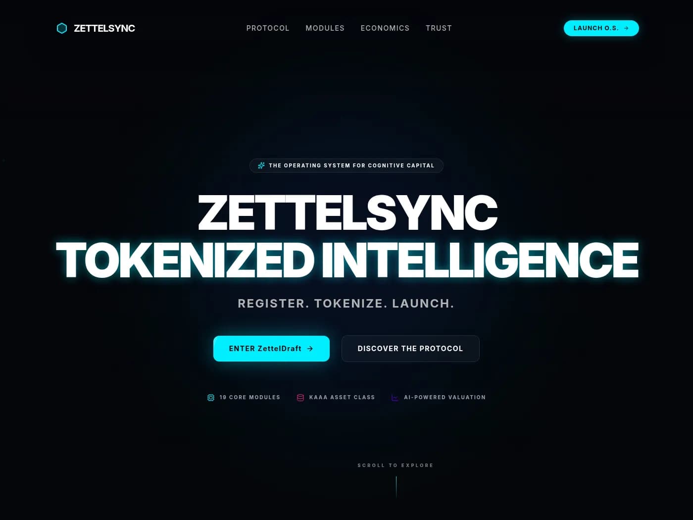 ZETTELSYNC™ Cinematic Website