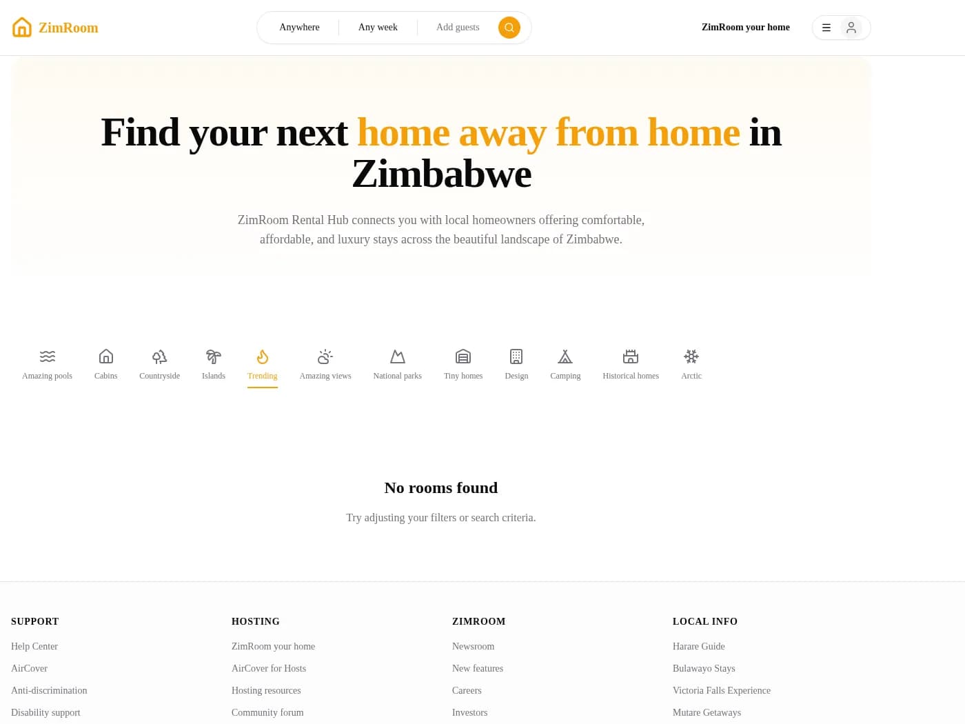 ZimRoom Rental Hub