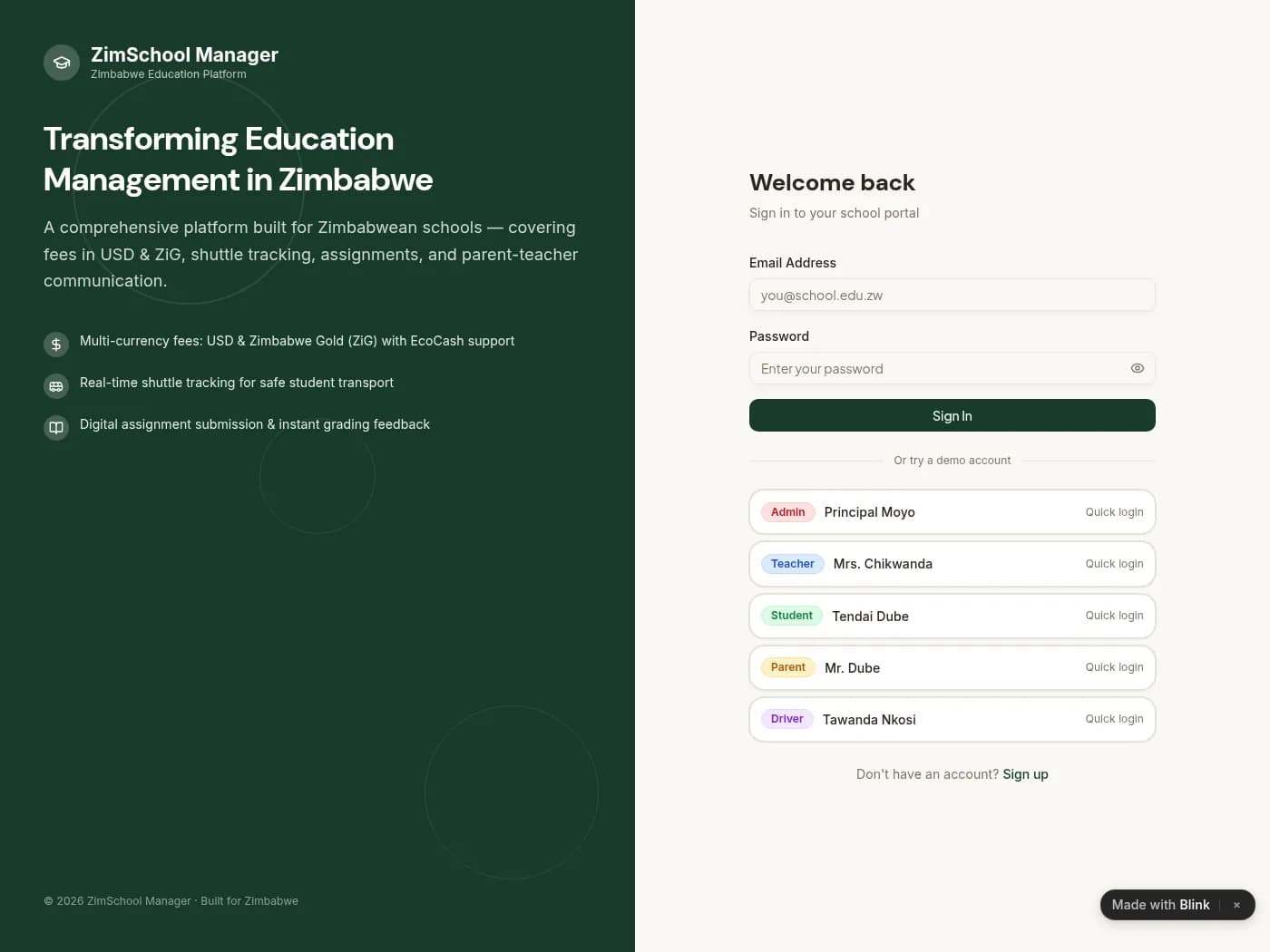 ZimSchool Manager