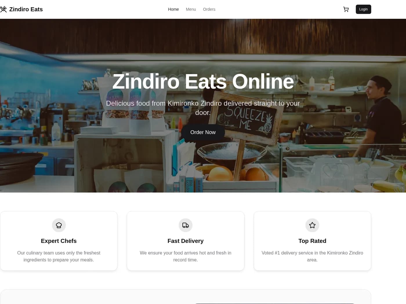 Zindiro Eats Online