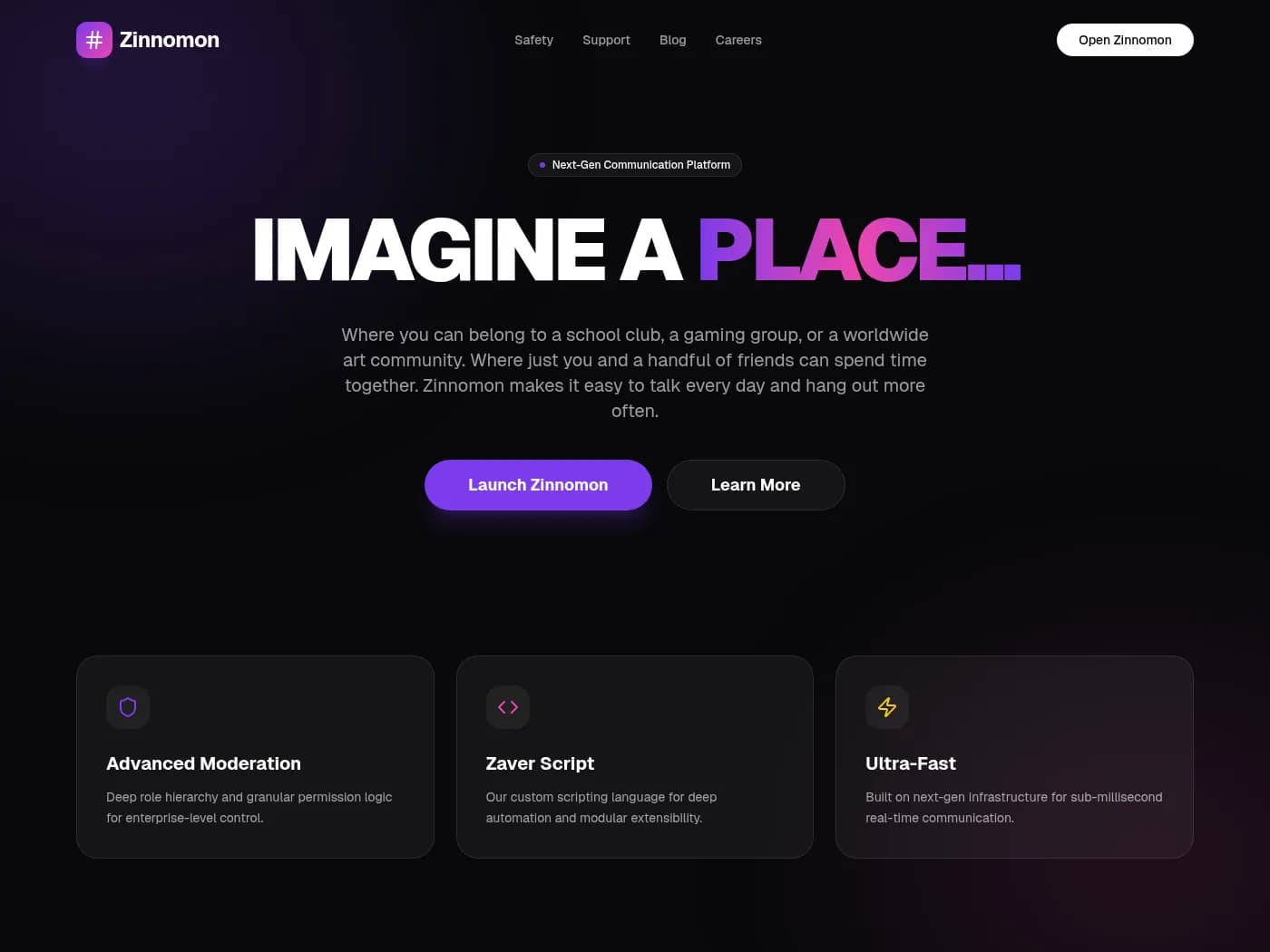 Zinnomon Next-Gen Platform