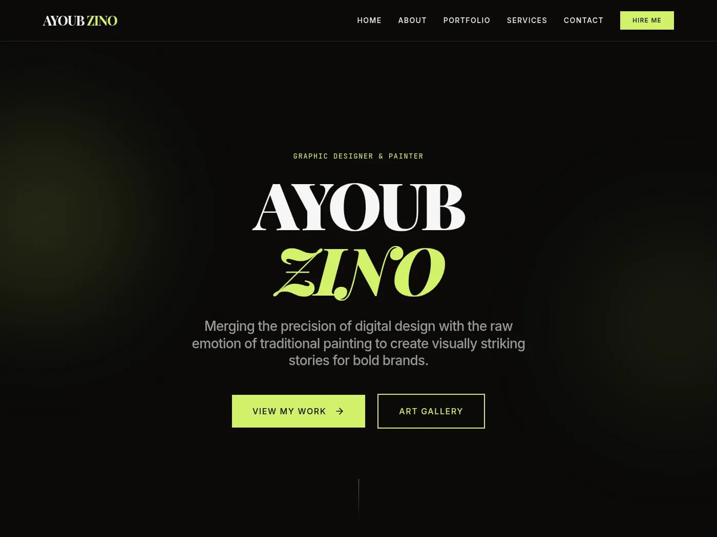 Zino Portfolio Site