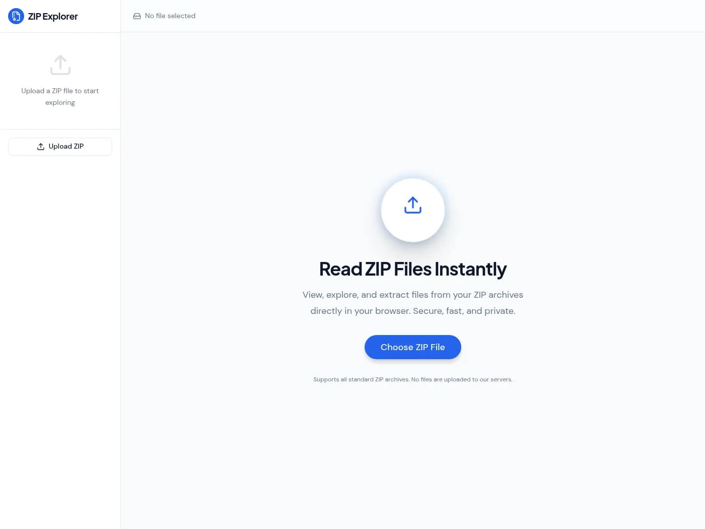ZIP File Reader