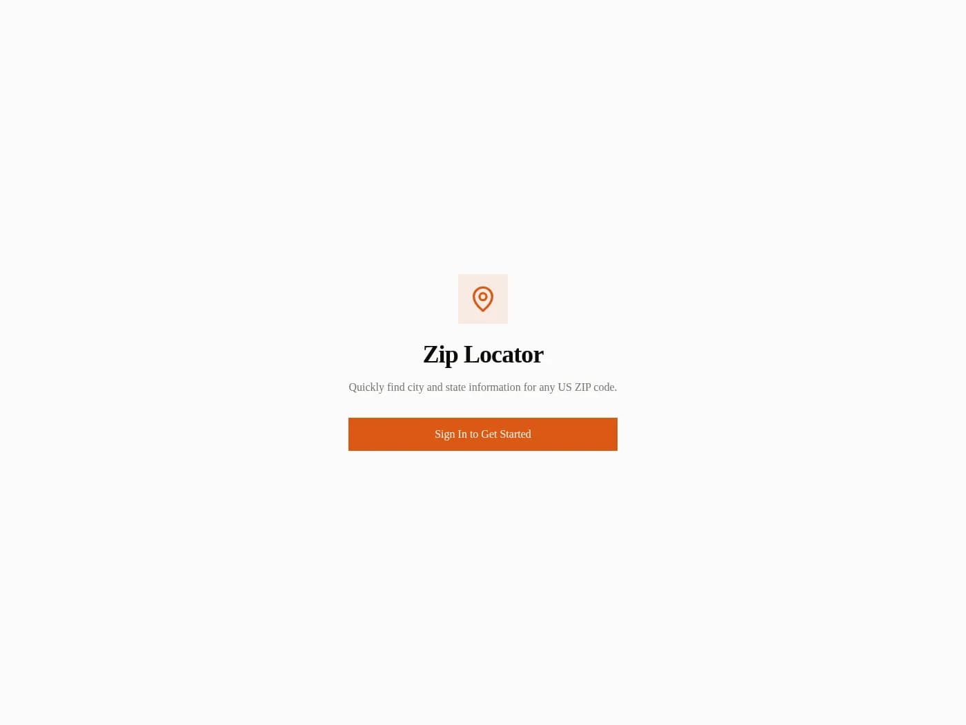 Zip Locator