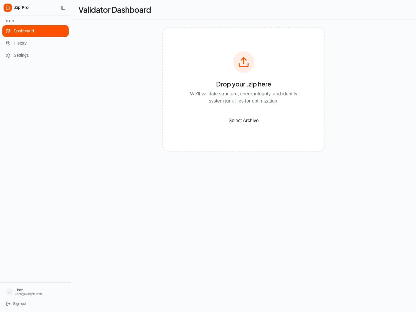 Zip Validator Pro
