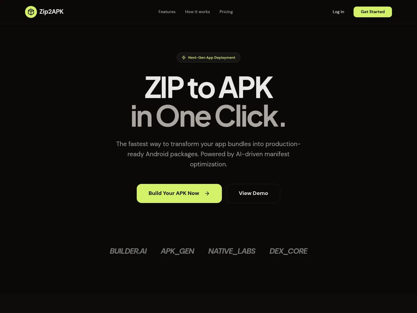 Zip2APK Converter