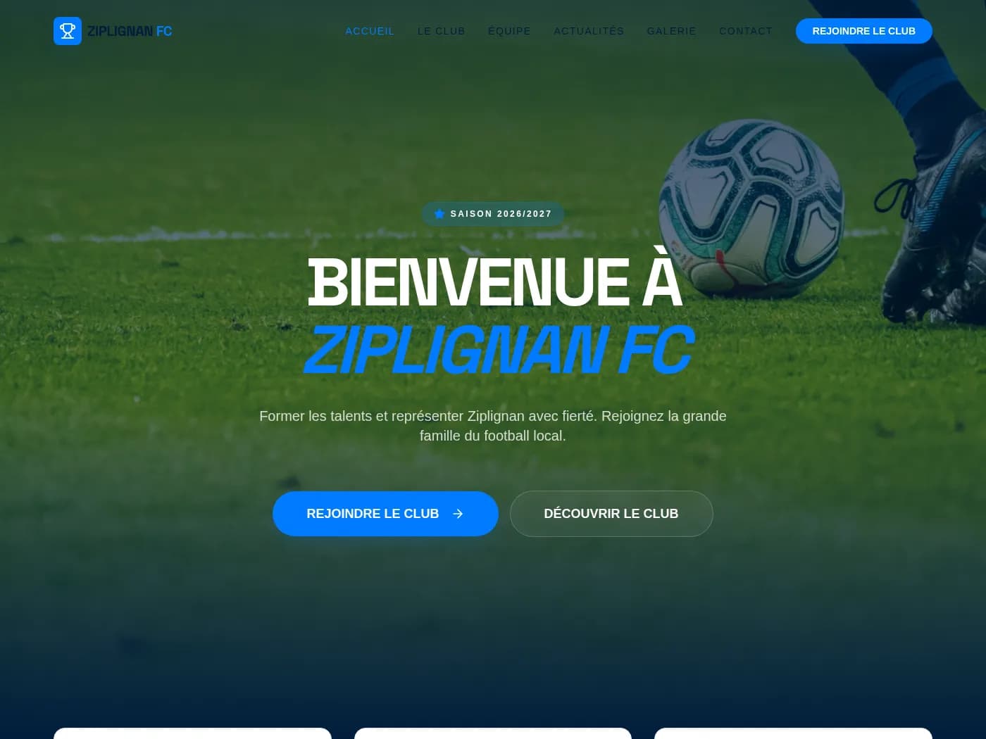 Ziplignan FC Official Site