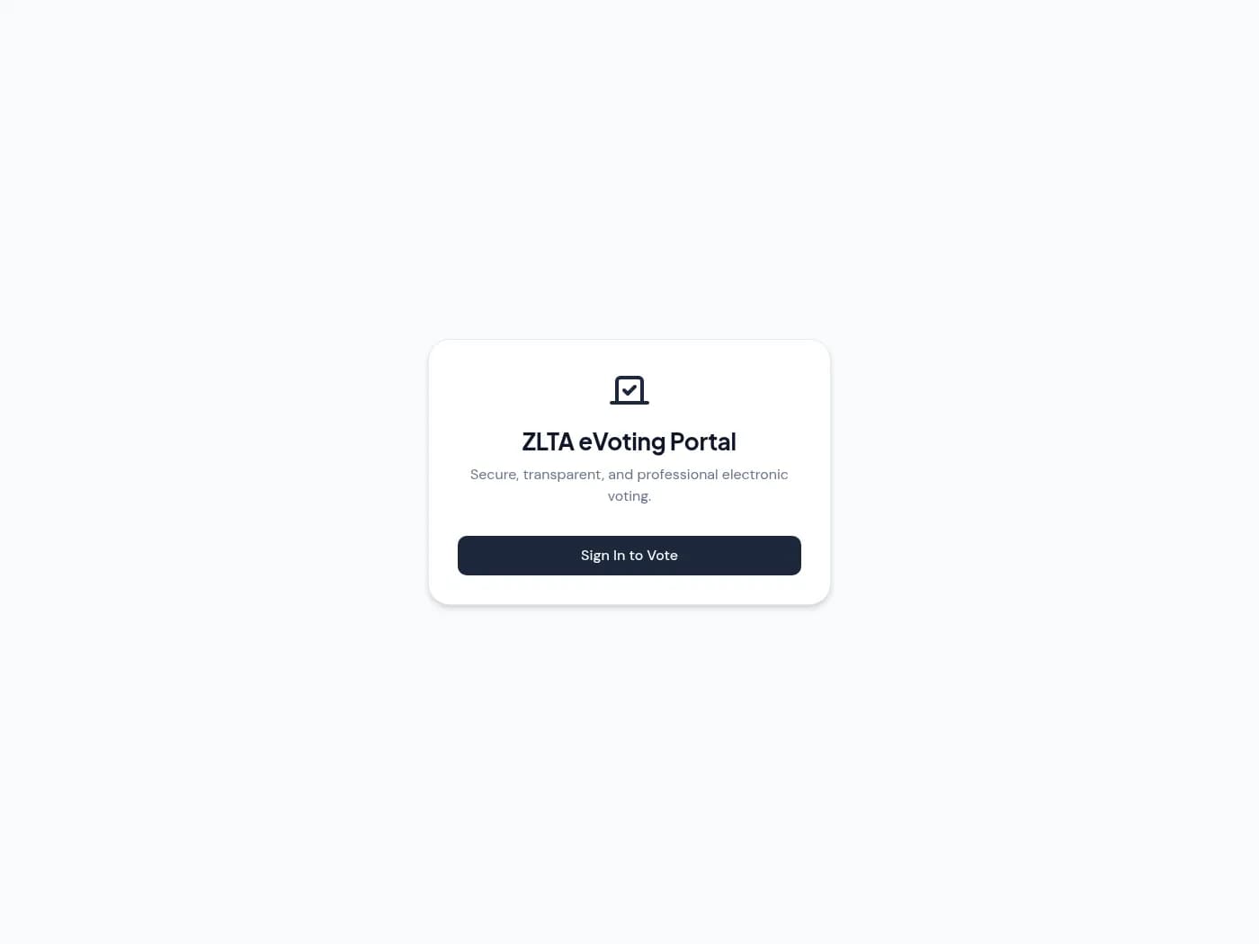 ZLTA eVoting Portal