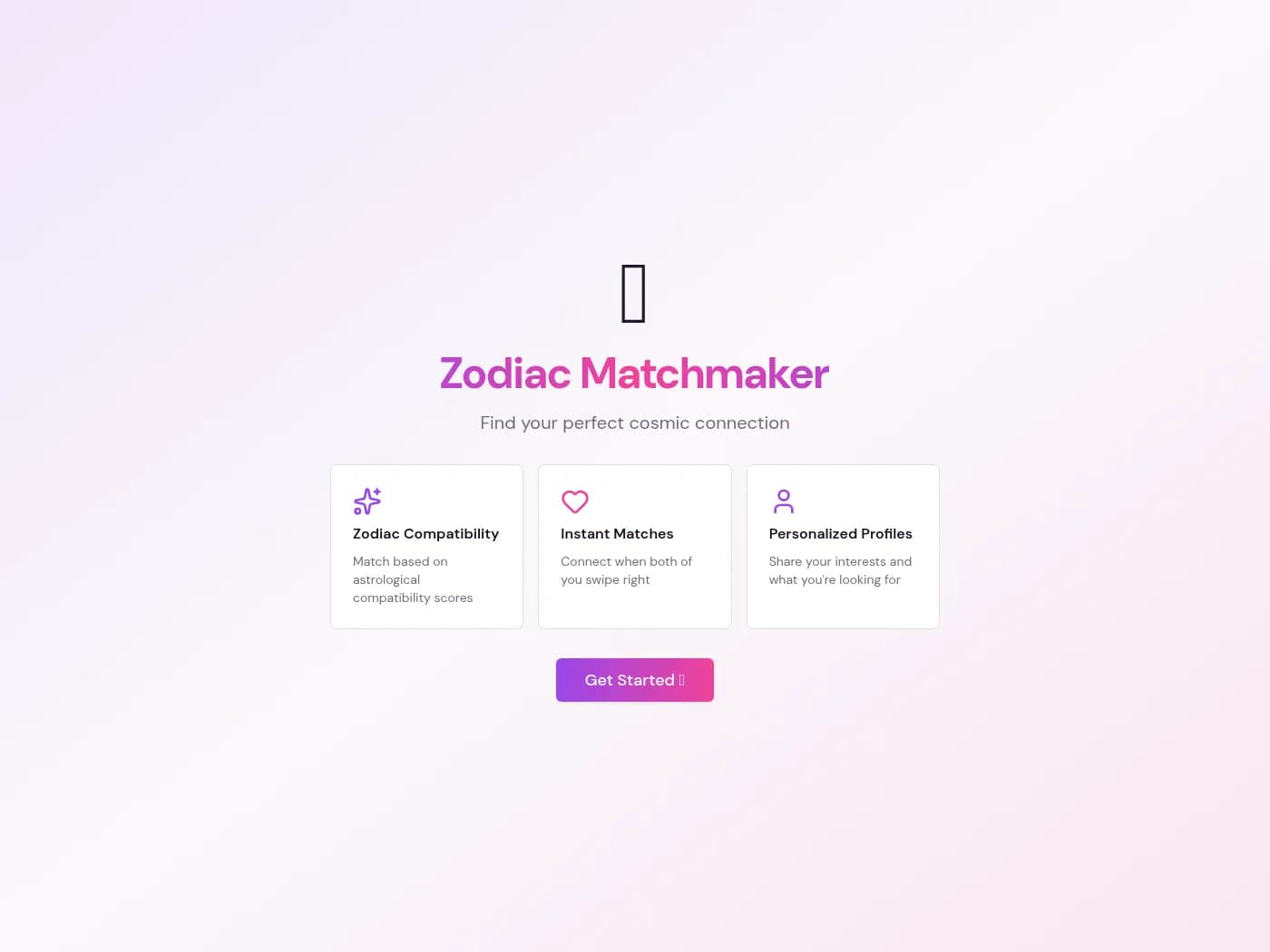 Zodiac Matchmaker