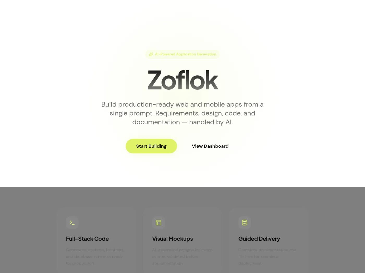 Zoflok AI App Builder