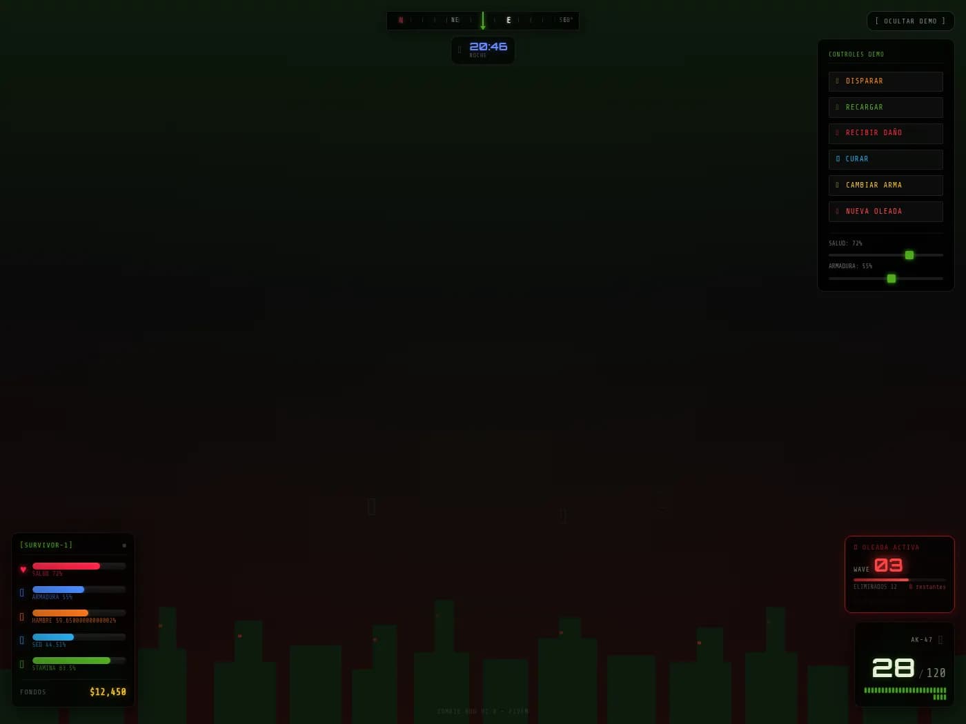 Zombie FiveM HUD