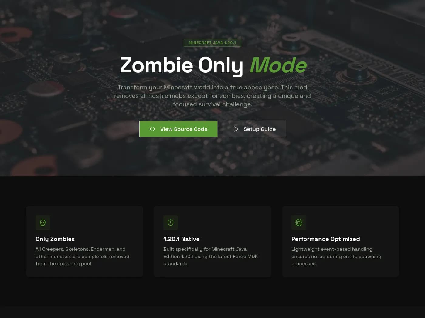 Zombie Only Mode