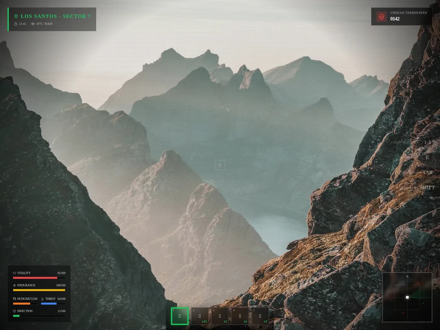 Zombie QBX Script HUD